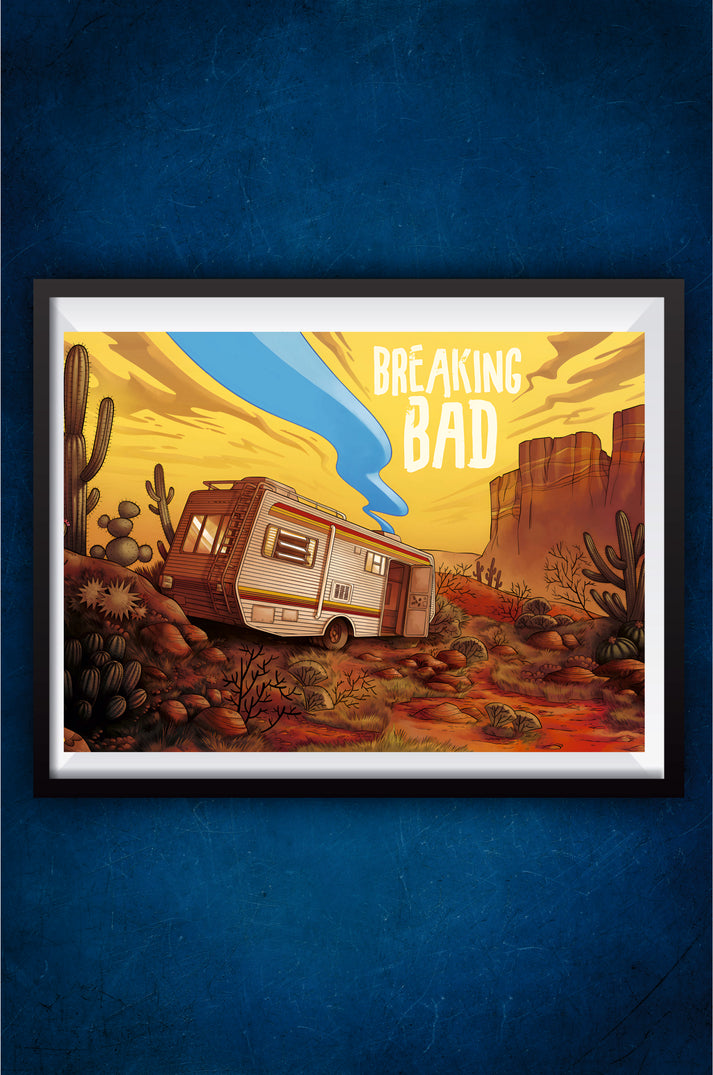 Breaking Bad Van Art || Breaking Bad – GeekyGallery
