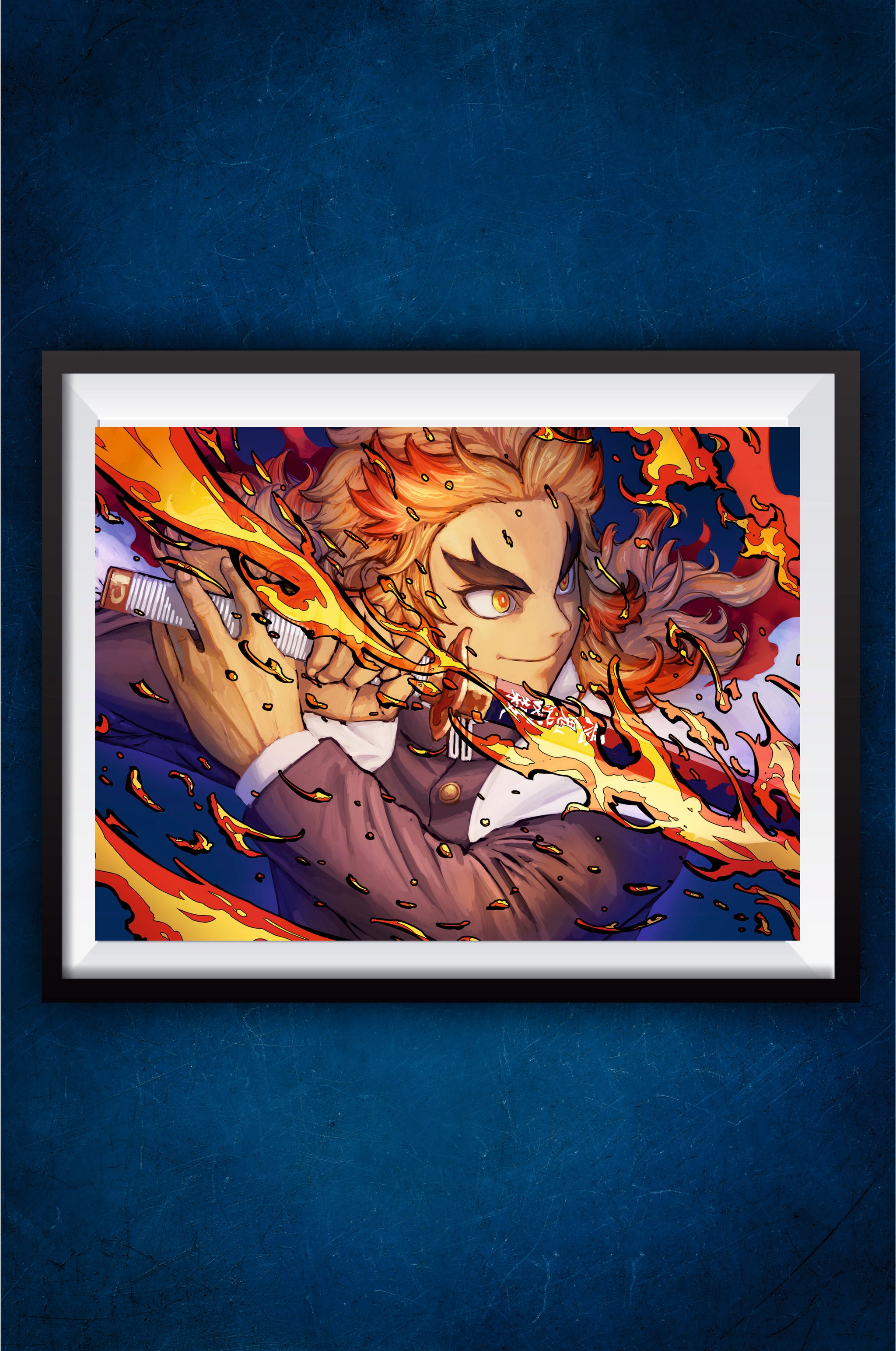 Kyojuro Rengoku with sword – GeekyGallery