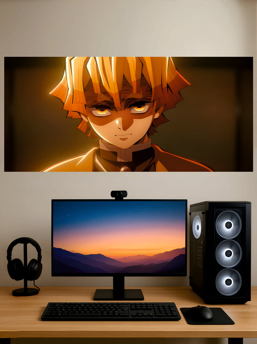Zenitsu Poster || Demon Slayer – GeekyGallery