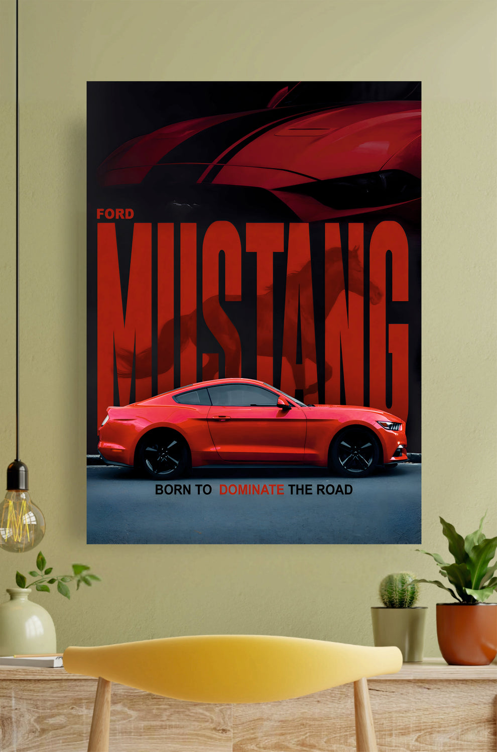 Ford Mustang Poster #2 || Car Poster – GeekyGallery