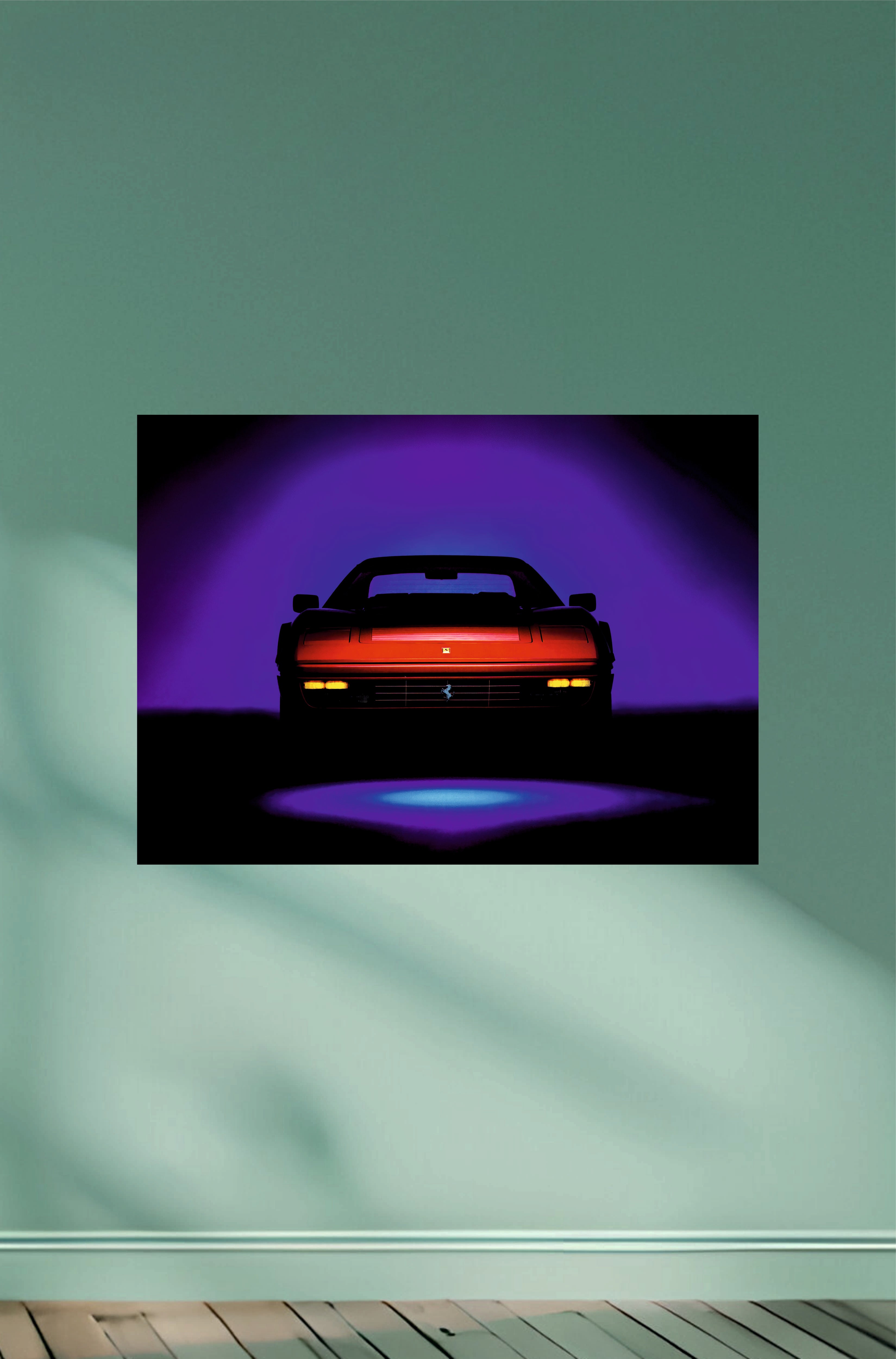 Red Ferrari Poster || Cars Poster – GeekyGallery