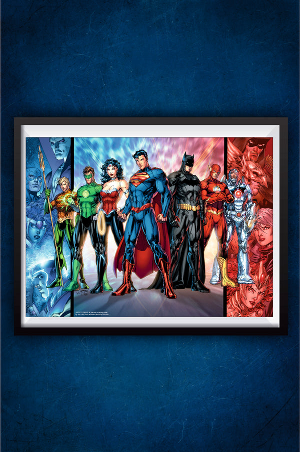 DC all Character Comic Style Poster #3 || DC Poster – GeekyGallery