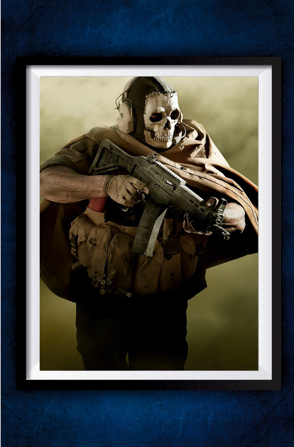 Ghost Call of Duty Poster || Games Poster – GeekyGallery