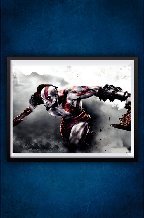 Young Kratos GOW Poster || Games Poster – GeekyGallery