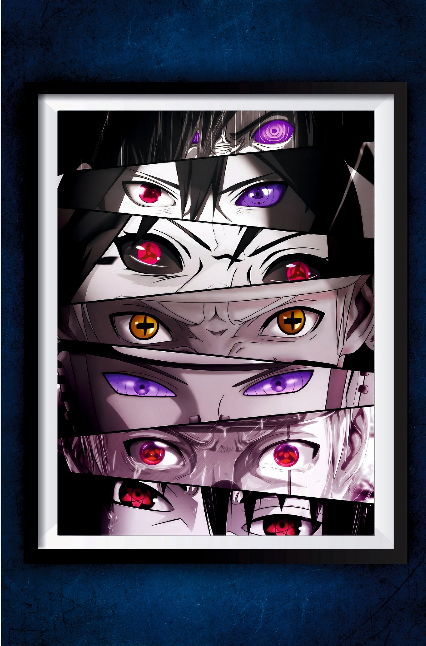 All Eyes in Naruto Poster || Naruto Poster – GeekyGallery