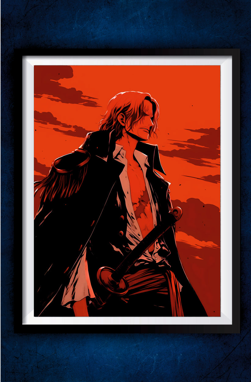 Shanks Poster #1 || One Piece Poster – GeekyGallery