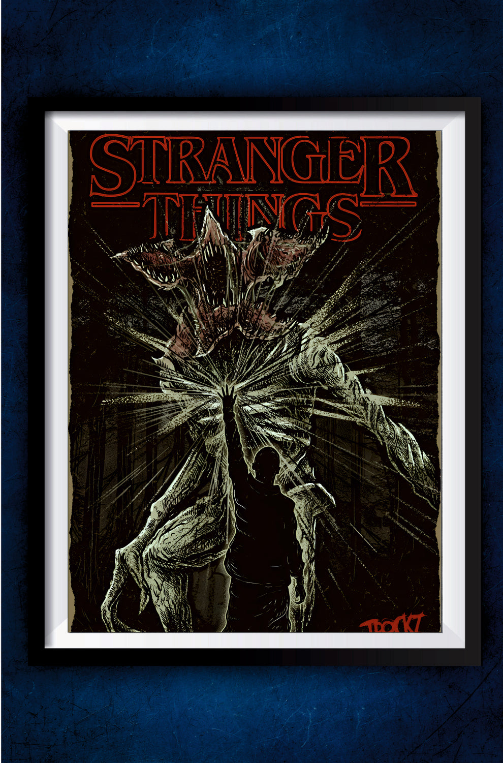 The Demogorgon Poster || Stranger Things Posters – GeekyGallery